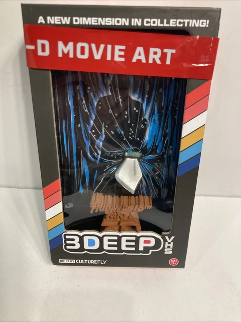 CULTUREFLY 3DEEP VHS Friday The 13th Part 3 Sculpted Replica 3-D Movie ...