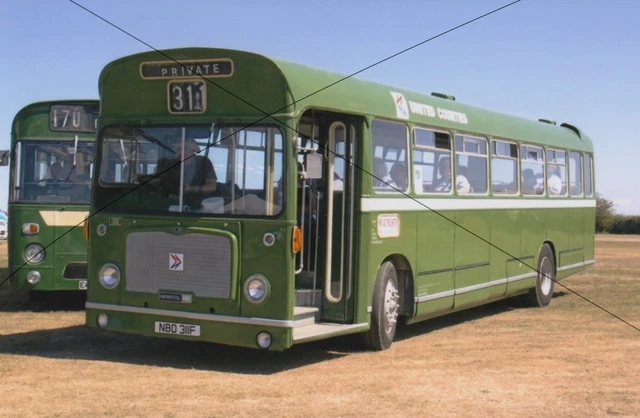 BUS PHOTO, UNITED Counties Photograph Picture, Bristol Re Nbd311F In ...