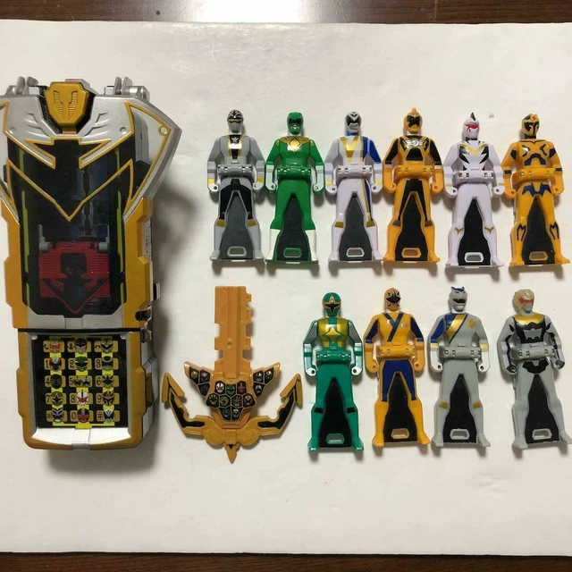 POWER RANGERS SUPER Megaforce GOKAIGER DX Cellular Ranger Key 11p ...