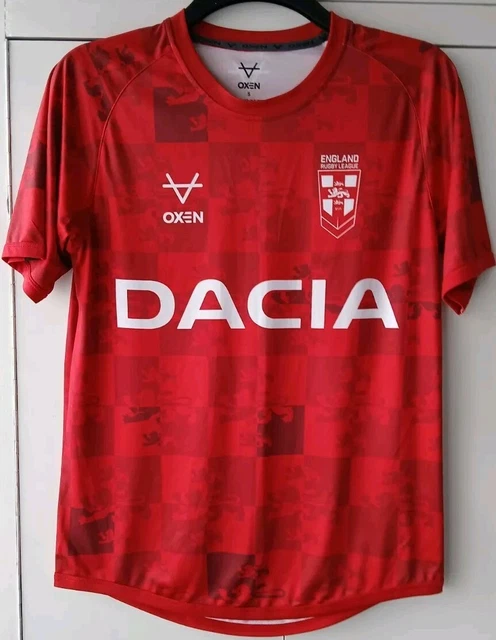 OXEN ENGLAND RUGBY League Training Shirt Size Small Adult 38"Chest £4. ...