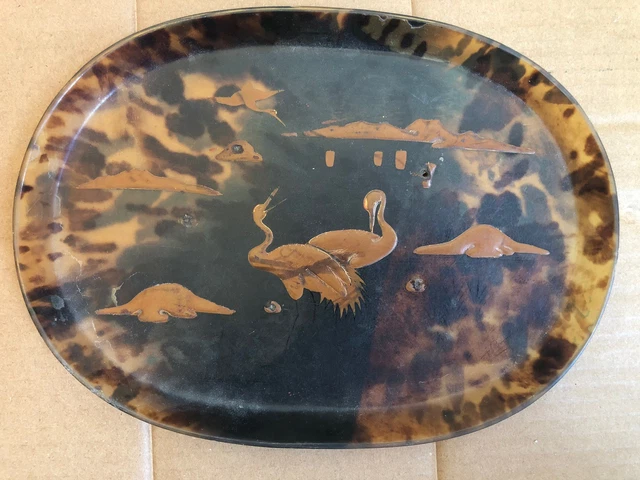 ANTIQUE CHINESE TURTLE Shell Plate £19.99 - PicClick UK