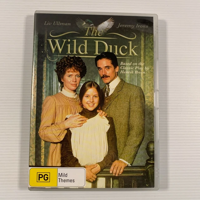 THE WILD DUCK (DVD, 1984) Liv Ullmann, Jeremy Irons John Meillon Region ...