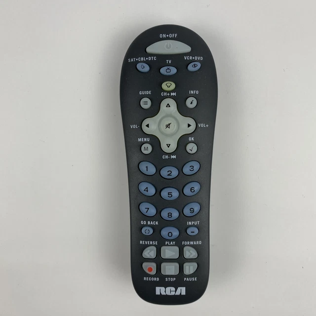 RCA UNIVERSAL REMOTE Control RCR312W Cable Satalite TV VCR DVD RCR312WV ...