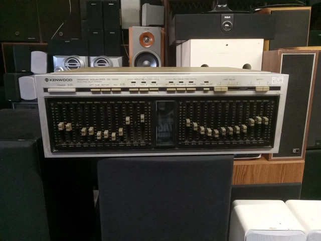 VINTAGE KENWOOD GE-1000 12-Band Graphic Equalizer with Time Delay $149. ...