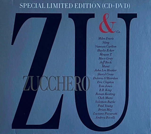 ZUCCHERO SUGAR FORNACIARI "Zu & Co." Special Limited Edition Cd + Dvd ...