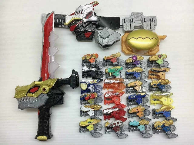 POWER RANGERS DINO Fury Ryusoulger DX Ryusou Ken + Changer Morphers 26p ...