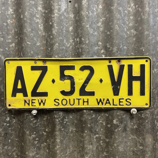 NSW VINTAGE Australian Collector’s Car Number Plate Sign $24.50 ...