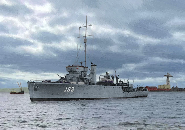 HMS JASON WW2 - Limited Edition Art (25) £29.99 - PicClick UK