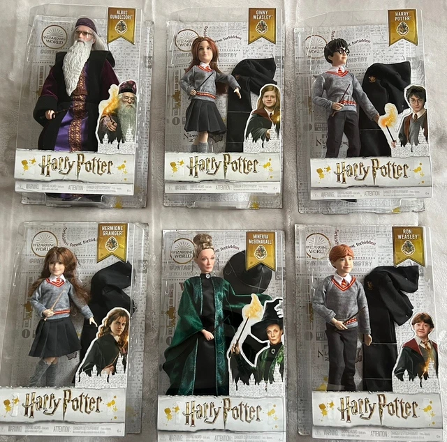FULL SET OF 6! Harry Potter Wizarding World Dolls/Figures by Mattel ...