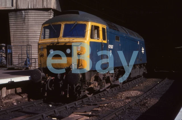 35MM RAILWAY SLIDE of Class 47 47507 @ Birmingham New Street Copyright ...