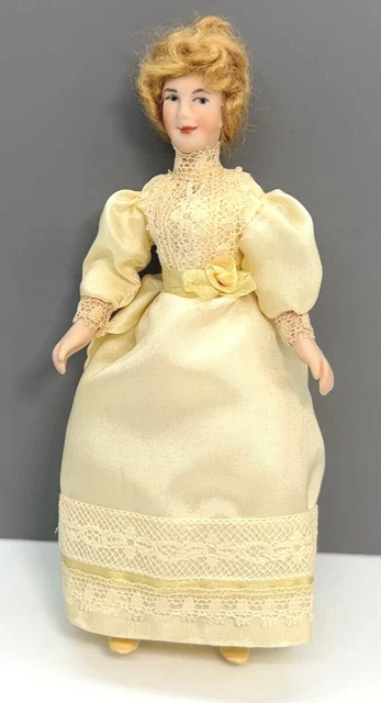 1 12 Artisan Victorian Dollhouse Miniature Doll Lady Woman Jill Nix