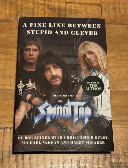 🔥 SIGNED ROB Reiner- Spinal Tap Fine Line Between Stupid & Clever by ...