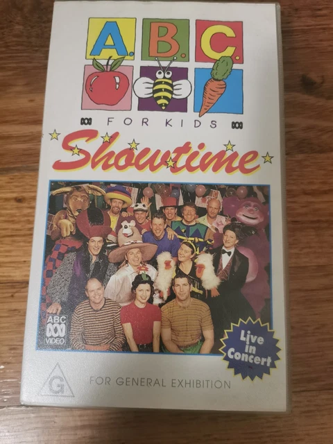 ABC FOR KIDS VHS Live Concert SHOWTIME 1998 Australia TV Video $25.00 ...