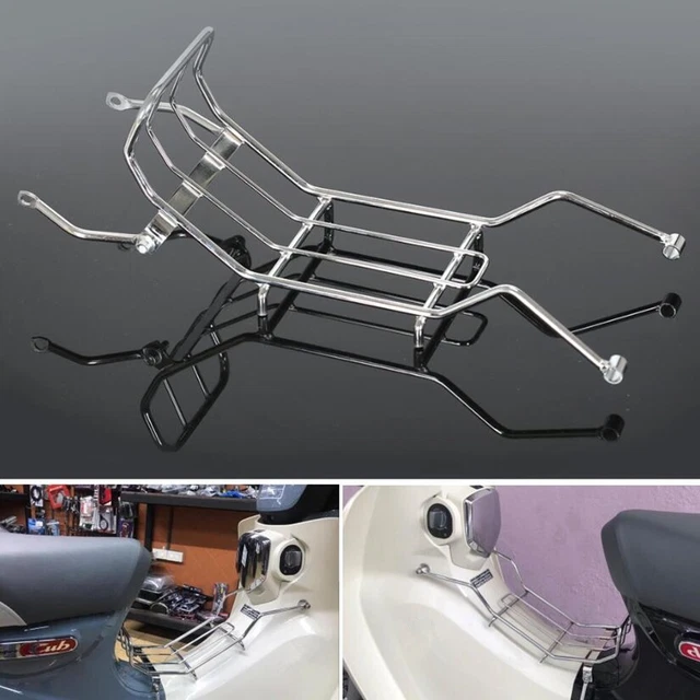 FOR 2018-2024 JA48 JA58 Honda Super Cub C125 Chrome Center Rack Carrier ...