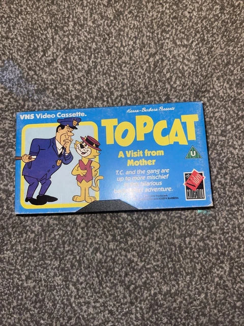 TOP CAT: A Visit from Mother VHS, 1989 Retro 80s video Cassette Hanna ...