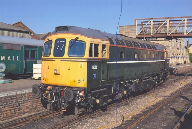 DIESEL TRAIN PHOTO Class 33 Photograph Crompton Loco Railway Picture ...