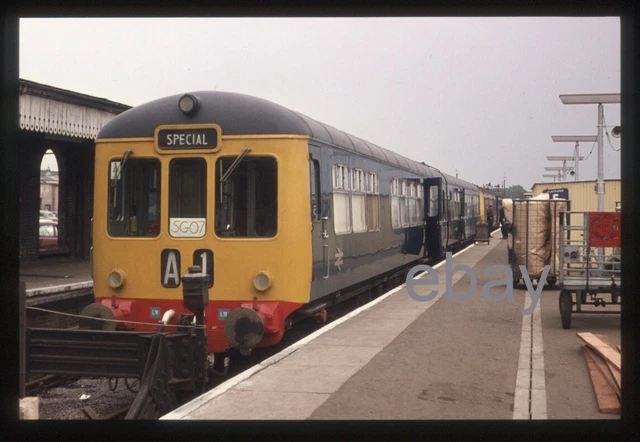 ORIGINAL 35MM SLIDE- Class 109 DMU-50416 &56171/ ER Managers special ...