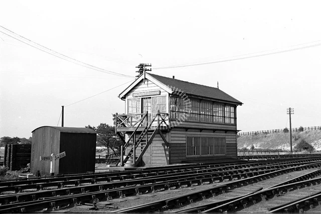 PHOTO BR BRITISH Railways Signal Box at Bullcroft Junction £1.99 ...