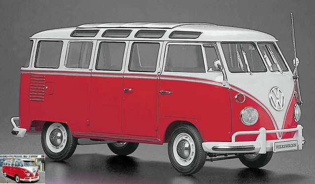 VOLKSWAGEN VW MODÈL 2 Microbus 1963 "23 Windows" Plastique Kit :124 ...