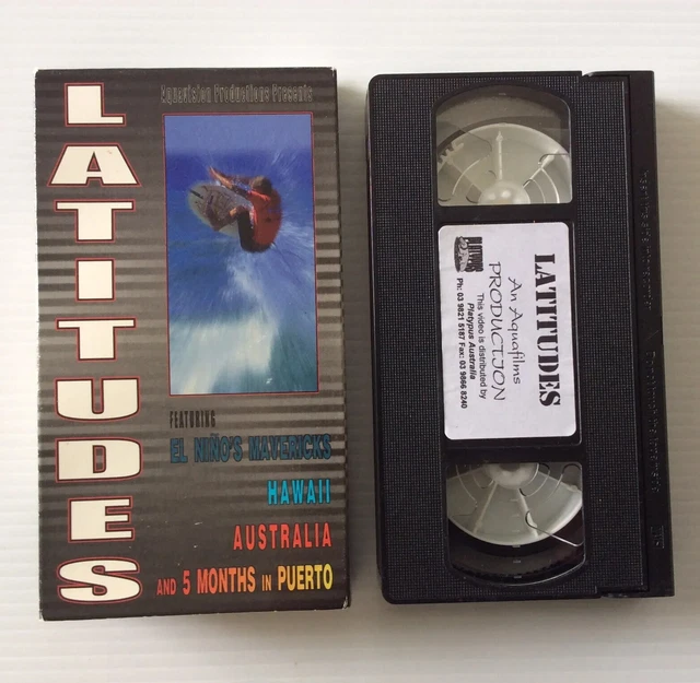 LATITUDES SURF VHS Rare Australian Surfing Footage 90s Aquavision ...