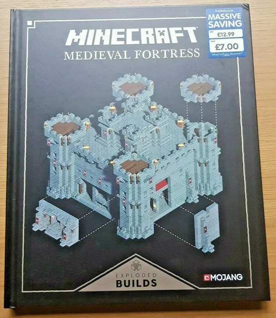 EXPLODED BUILDS MINECRAFT Medieval Fortress Activity Book Build Your ...