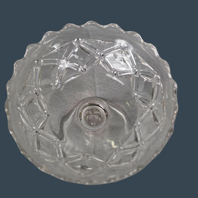 GEM NAILHEAD BRYCE Higbee EAPG Clear Glass Compote Dish Vintage £21.56 ...