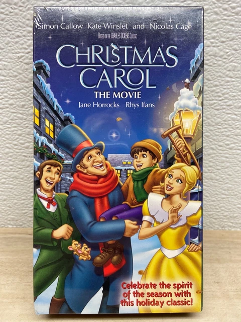 &CHRISTMAS CAROL THE Movie" 2001 VHS Animated Movie By Charles Dickens ...