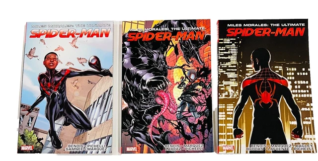 MILES MORALES THE Ultimate Spider-Man Vol 1, 2, 3 Set Completo Tpb ...