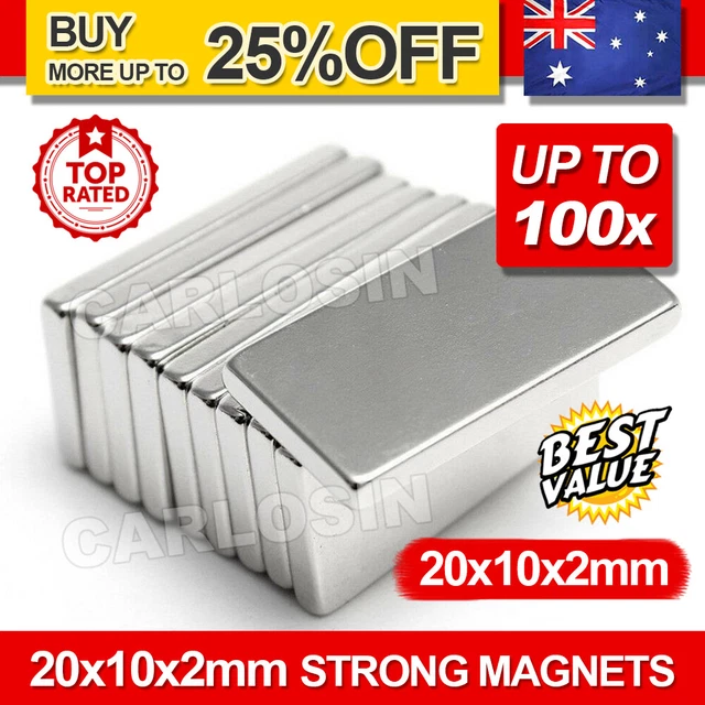5/10/20/50/100 SUPER STRONG Block Fridge Magnets Rare Earth Neodymium ...