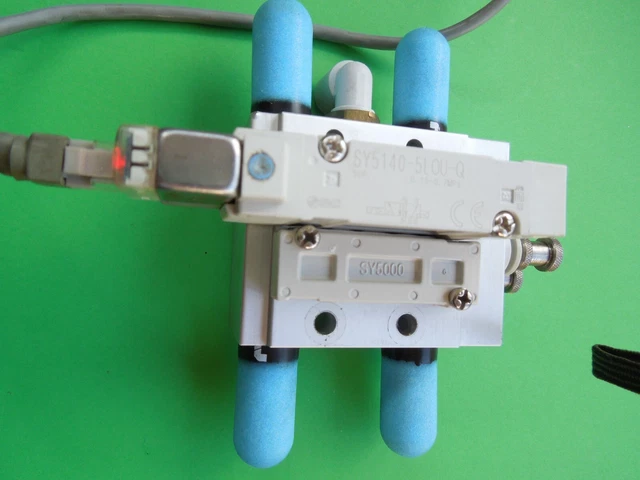 SOLENOID COMPLETE SMC SY5 PNEUMATIC Manifold with 24v SY5140 8mm Ports ...