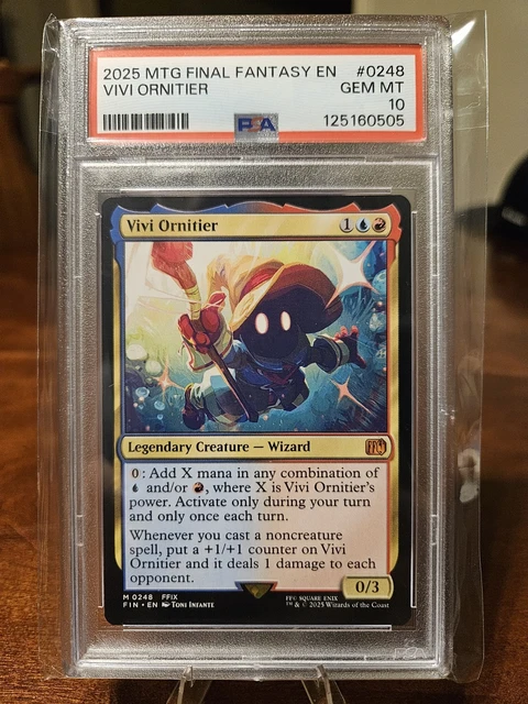 2025 MTG FINAL Fantasy #0248 Vivi Ornitier Psa 10 $179.19 - PicClick CA