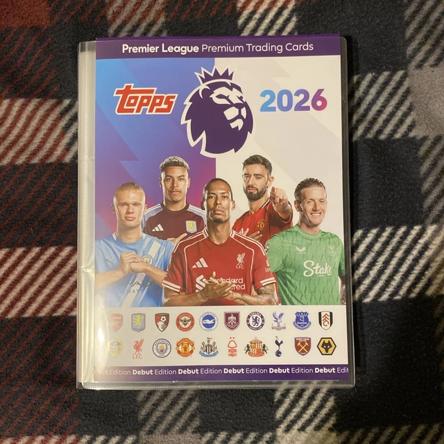 TOPPS PREMIER LEAGUE 2025/26 - Completed Binder Including All Limited ...