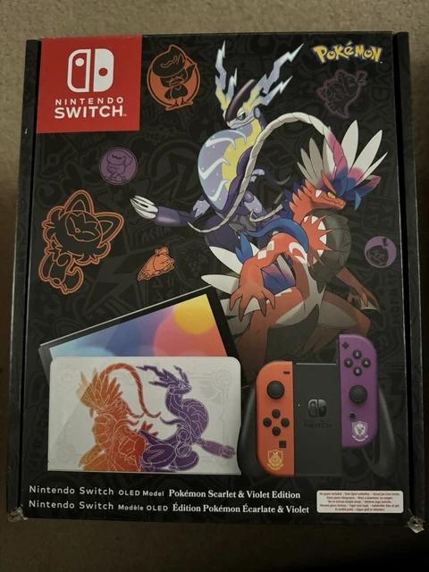 NINTENDO SWITCH OLED Model Pokemon Scarlet and Violet Limited Edition £ ...