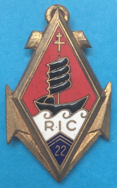 INSIGNE - 22ÈME Régiment d'Infanterie Coloniale - DRAGO 1945 1946 £23.03 - PicClick UK