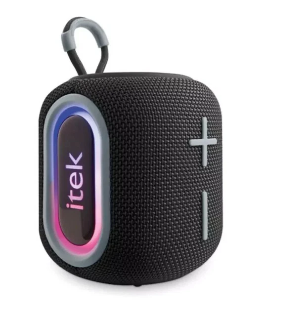 ITEK BLUETOOTH 5W Speaker with LED Lights - Purple & Black - BRAND NEW ...