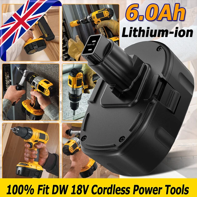 NEW PACK FOR Dewalt 18V 6.0Ah DC9096 DC9099 DE9098 DE9096 DW9096 Li-ion ...