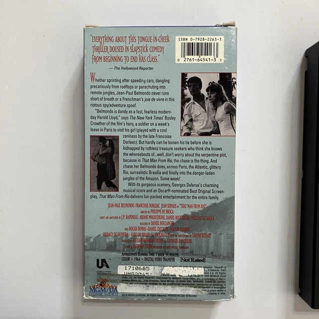 THAT MAN FROM Rio VHS Jean-Paul Belmondo French English Subtitles £8.79 ...