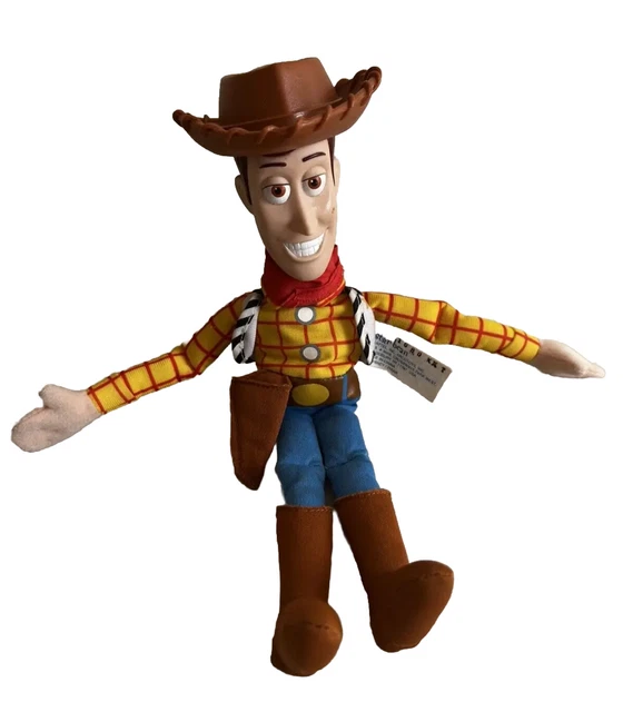 DISNEY TOY STORY 2 Woody Star Bean Mattel 1999 Soft Toy Plush Rare ...