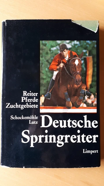 BUCH DEUTSCHE SPRINGREITER mit 14 Autogammen aus dem Reitsport 1972 EUR ...