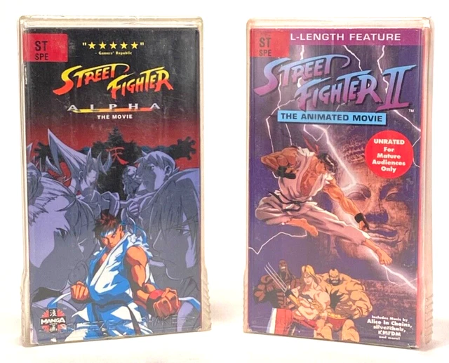 STREET FIGHTER II: The Animated Movie (VHS, 1996, version non évaluée ...