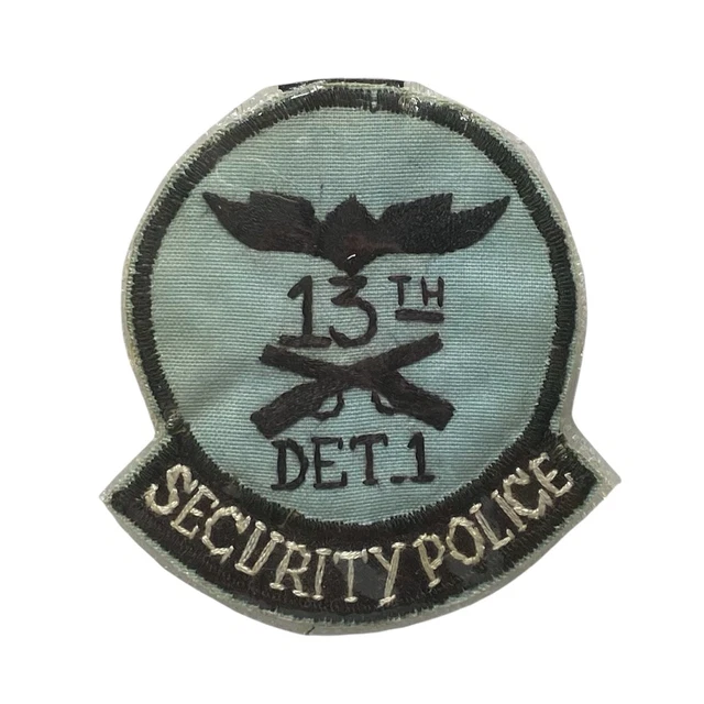 VIETNAM WAR THEATRE Made 13th Aviation Battalion Det 1 Security Police ...