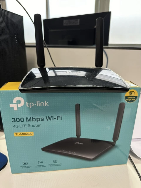 ROUTER TP-LINK TL-MR6400 300Mbps 4G LTE Wi-Fi Router - Nero EUR 15,00 ...