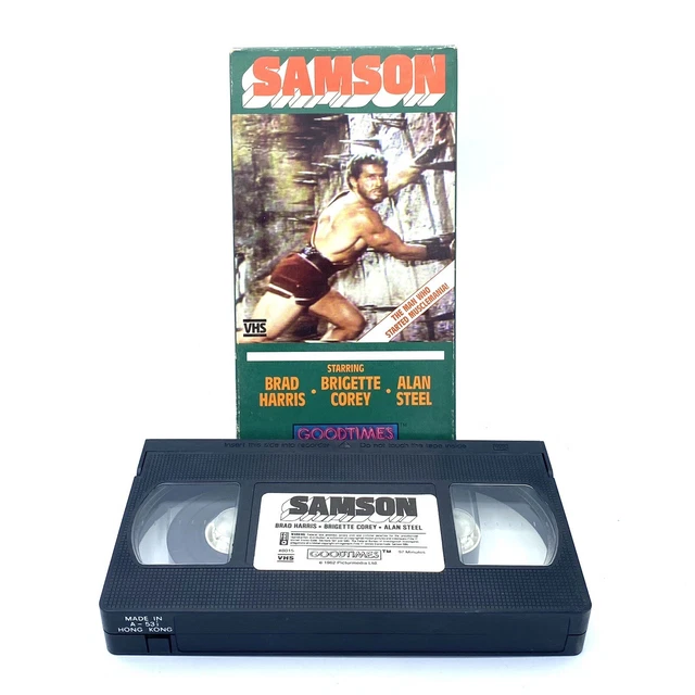 SAMSON (1962) VHS Brad Harris, Brigette Corey, Alan Steel $1.99 - PicClick