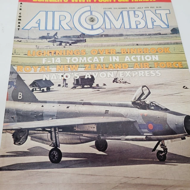 AIR COMBAT AVIATION Aircraft Airplane Magazine July 1978 Volume 6 ...