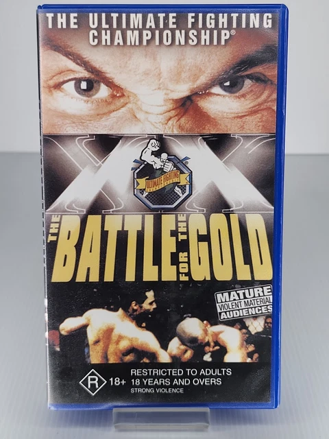 BATTLE FOR THE Gold VHS Ultimate Fighting Championship £19.94 - PicClick UK