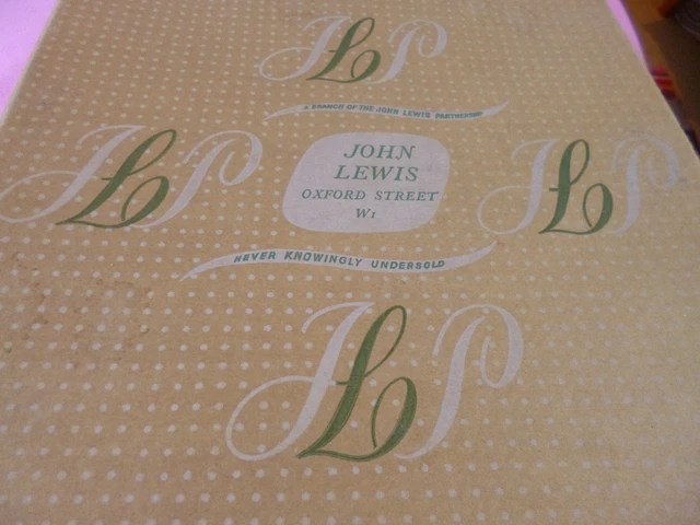 JOHN LEWIS VINTAGE Hat Box Cardboard Used £9.00 - PicClick UK