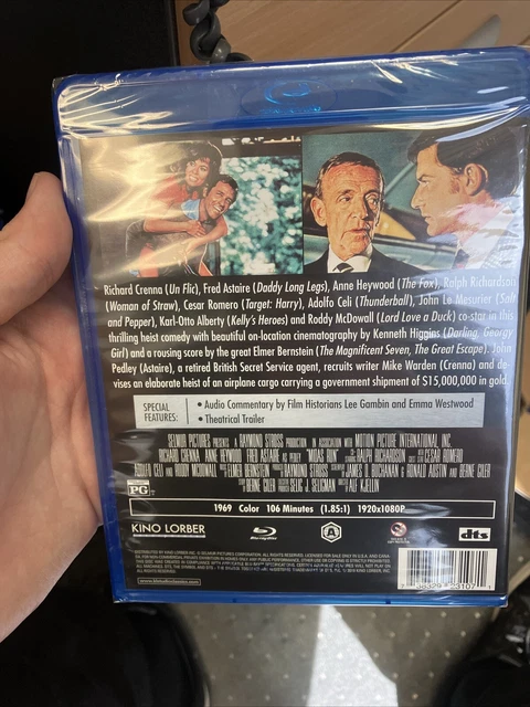 NEW - MIDAS Run Blu-ray 1969 [Kino Lorber] Richard Crenna Fred Astaire Region A $25.00 - PicClick AU