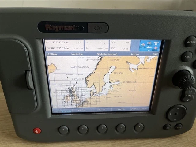 RAYMARINE C70 CLASSIC multi function Display Chart Plotter - E02018 - £ ...