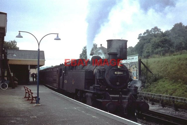 PHOTO LMS Ivatt Class 2Mt 2-6-2T 41284 Waits For Departure Time With ...