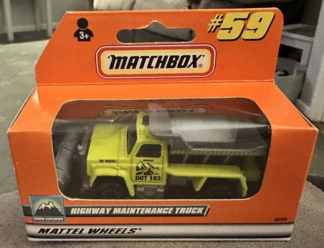 MATCHBOX HIGHWAY MAINTENANCE Truck - #59 1999 £8.00 - PicClick UK